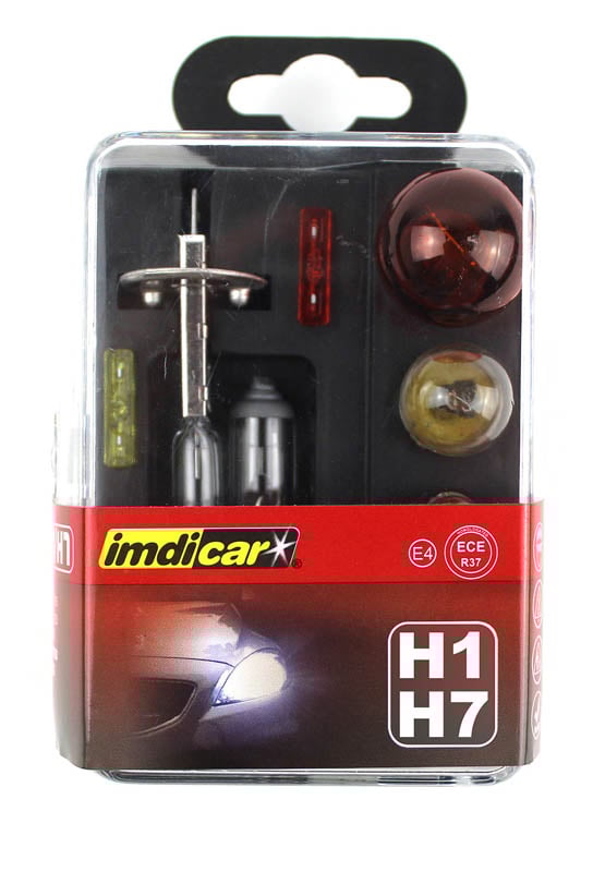 Coffret ampoules avec fusibles H1/H7 IMDICAR pas cher | Carter-Cash